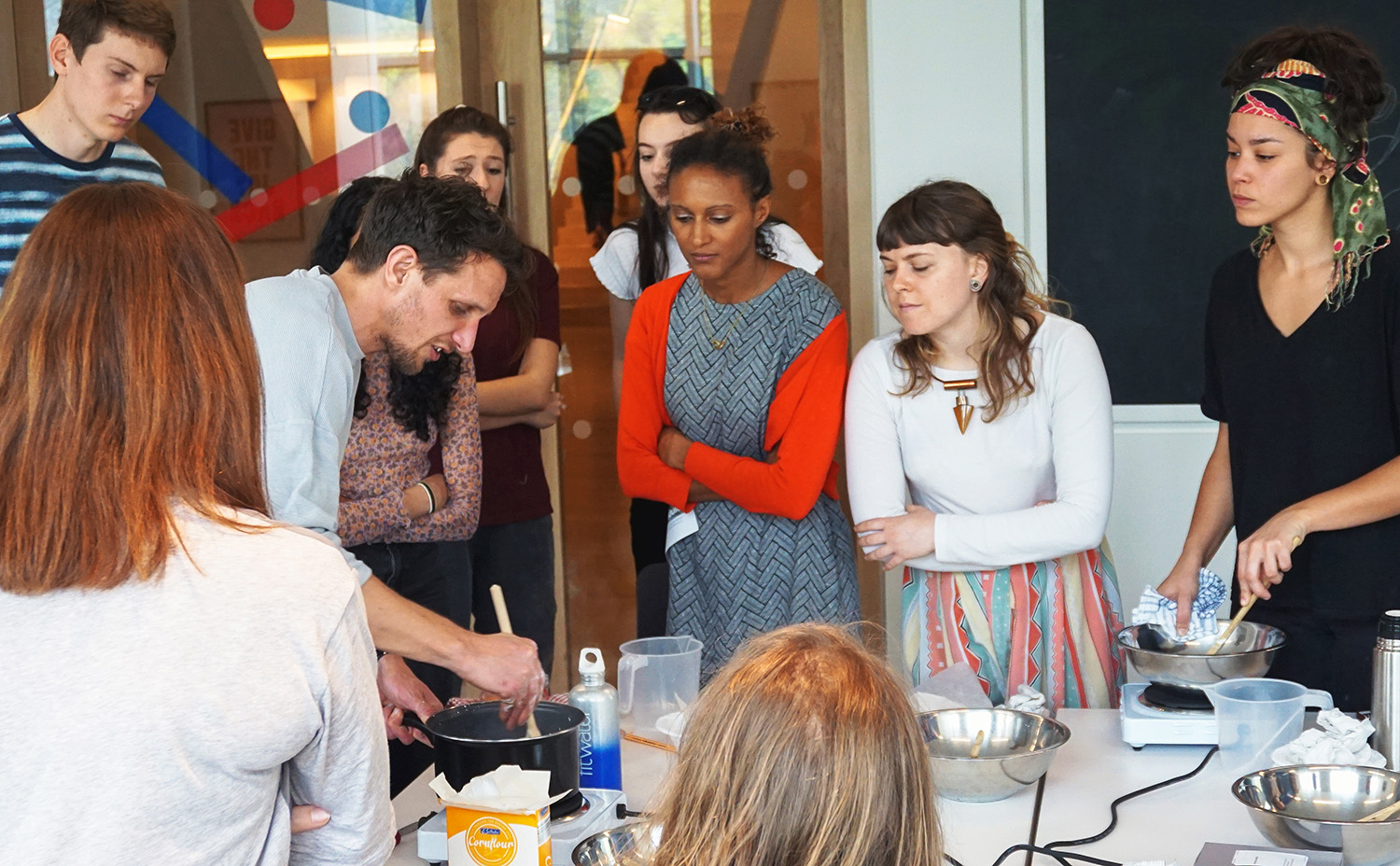 Bio-plastic workshop at the Design Museum
